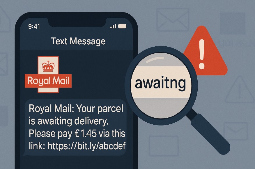 Royal Mail Parcel Notification Text Scam | Online Scams to Look Out For!