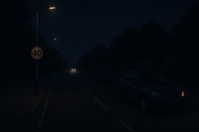 What Should You Do When You Park at Night on a Road That Has a 40 MPH ...