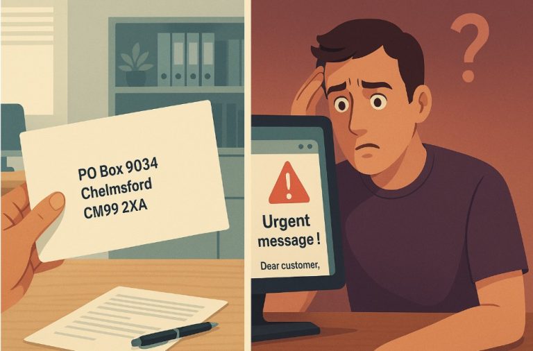 PO Box 9034 Chelmsford CM99 2XA Letter | Who Sends It? | UK Business ...