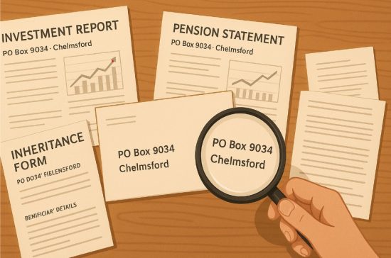 PO Box 9034 Chelmsford CM99 2XA Letter | Who Sends It? | UK Business ...