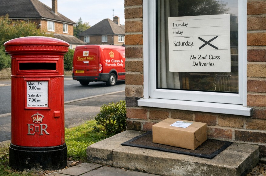 Royal Mail Second Class Changes - UK Postal Update for 2026